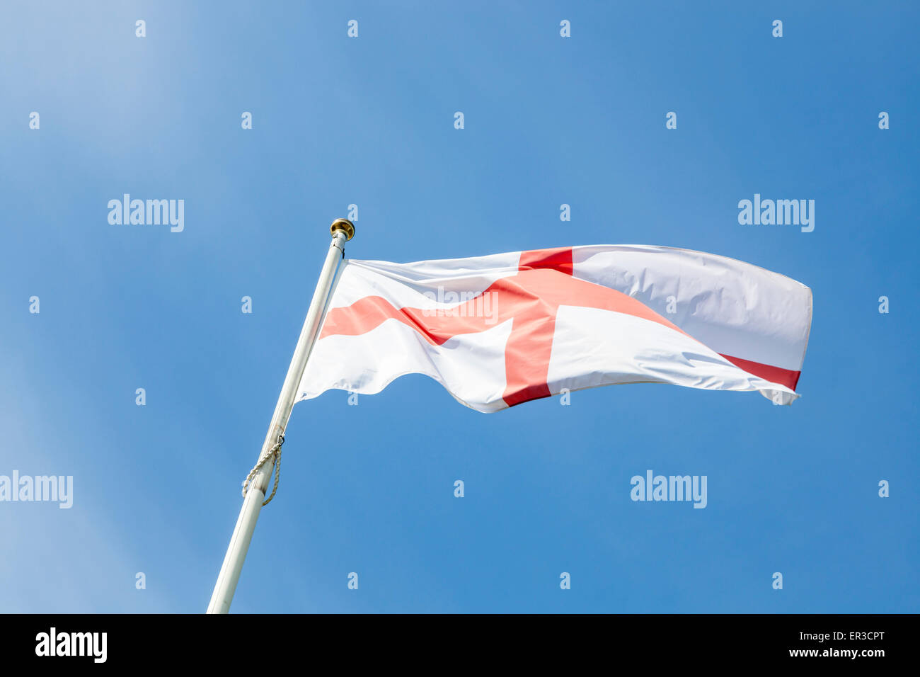 Flying english flag hi-res stock photography and images - Alamy