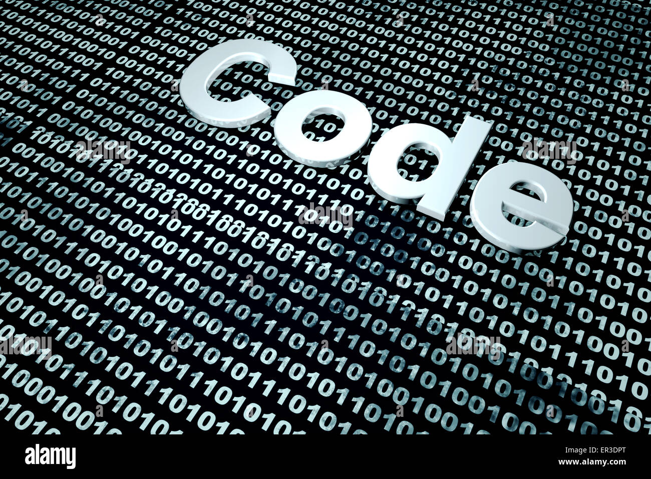 Binary Code. 3D rendered background Stock Photo - Alamy