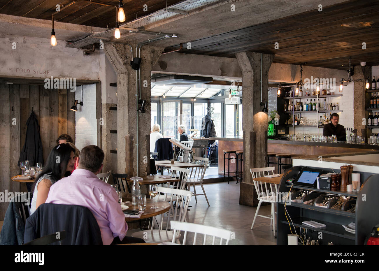 The Source Restaurant in Battersea - London UK Stock Photo - Alamy