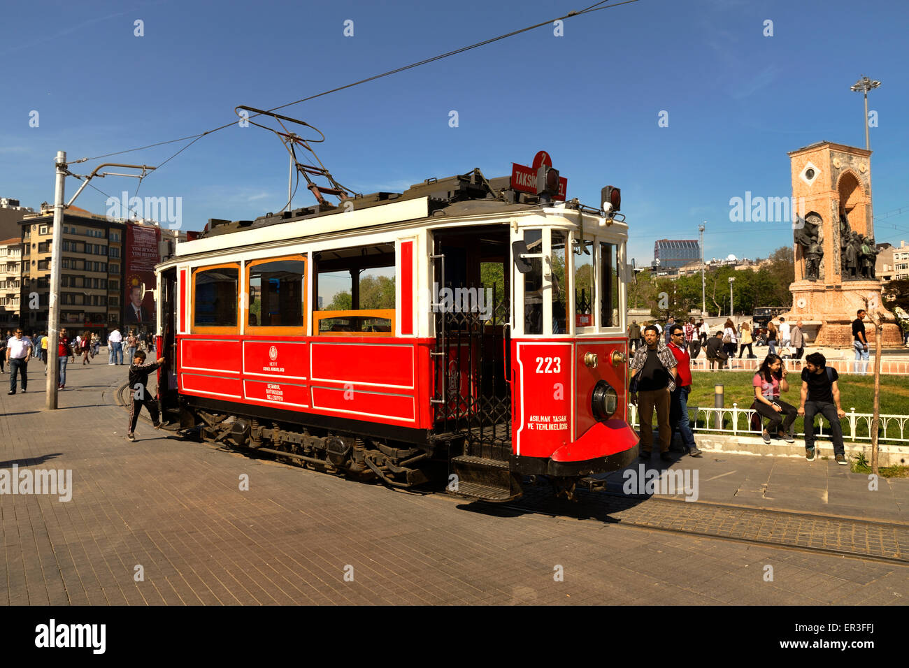 Old turkish trams hi-res stock photography and images - Alamy
