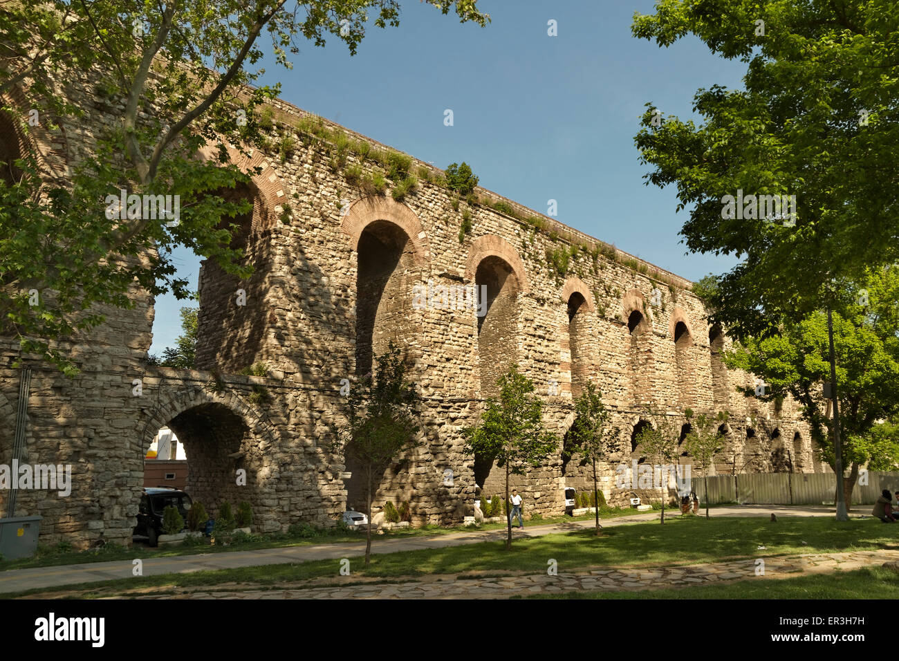 Valens (Bozdogan) Roman Aqueduct at Istanbul, Turkey. 4th Century AD ...