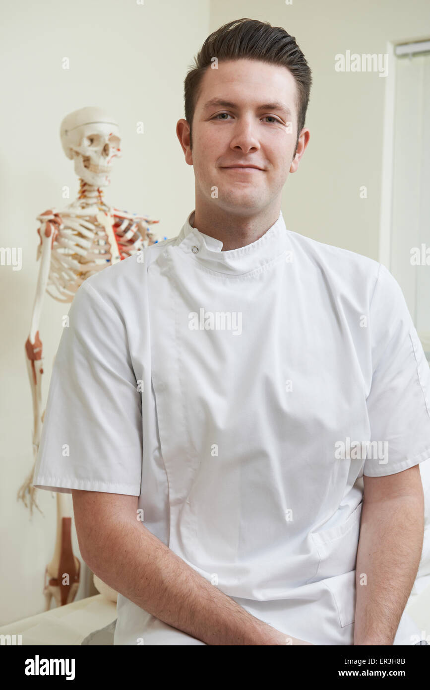 Portrait Of Osteopath In Consulting Room Stock Photo - Alamy