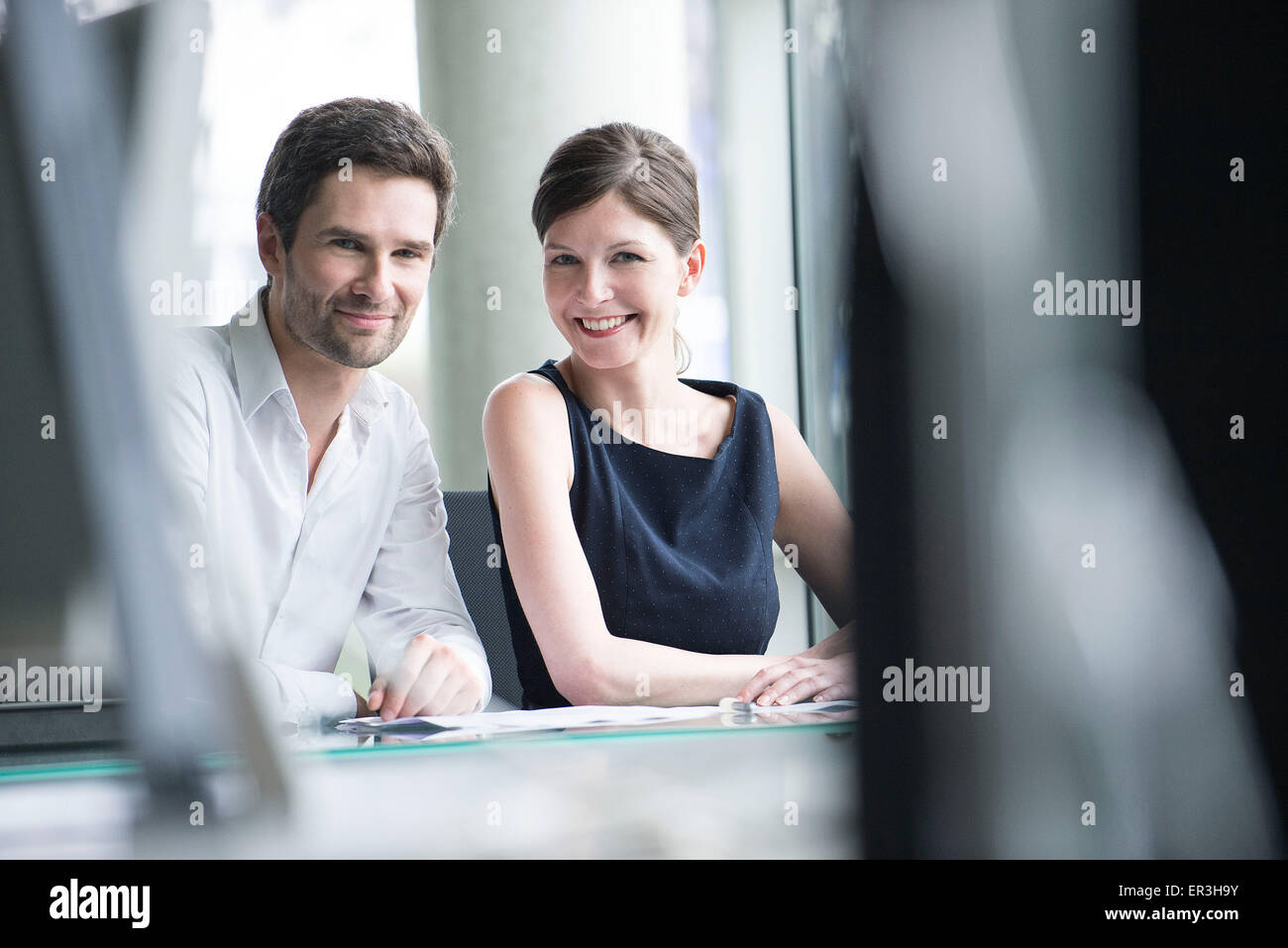 Business partners, portrait Stock Photo - Alamy