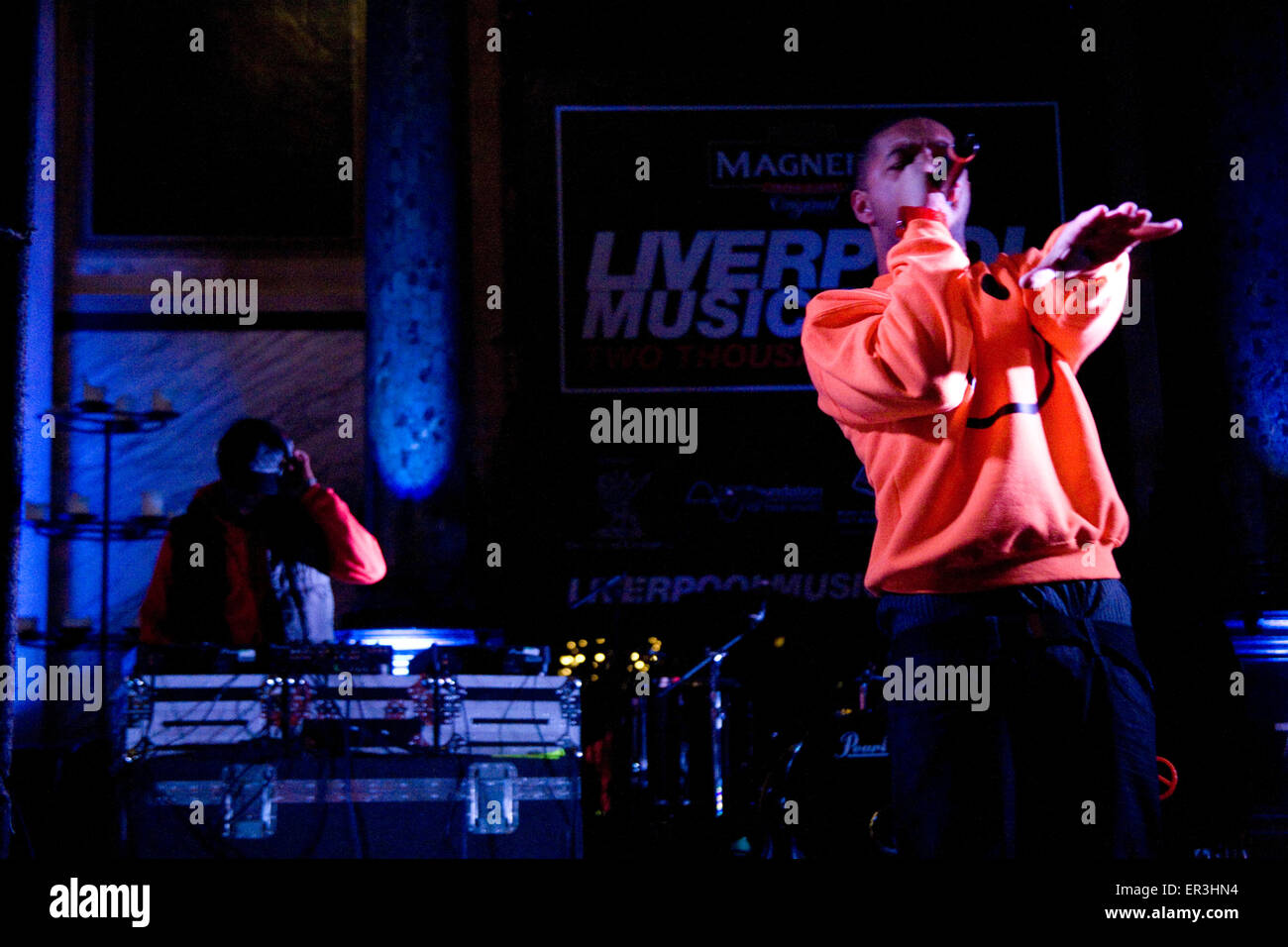 Rapper Young Kof performing at Alma De Cuba for Liverpool Music Week ...
