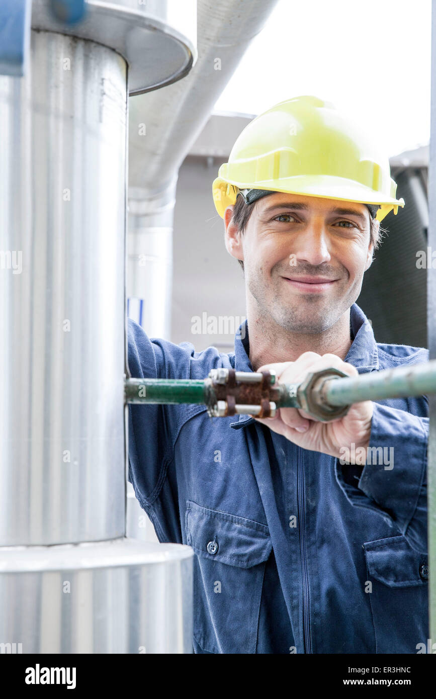 Factory worker, portrait Stock Photo - Alamy