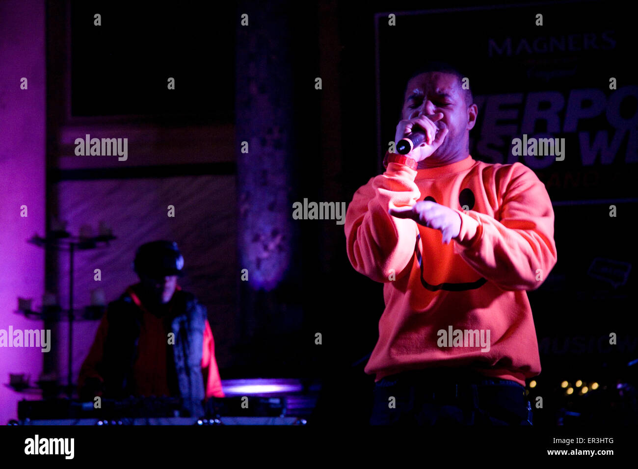 Rapper Young Kof performing at Alma De Cuba for Liverpool Music Week ...