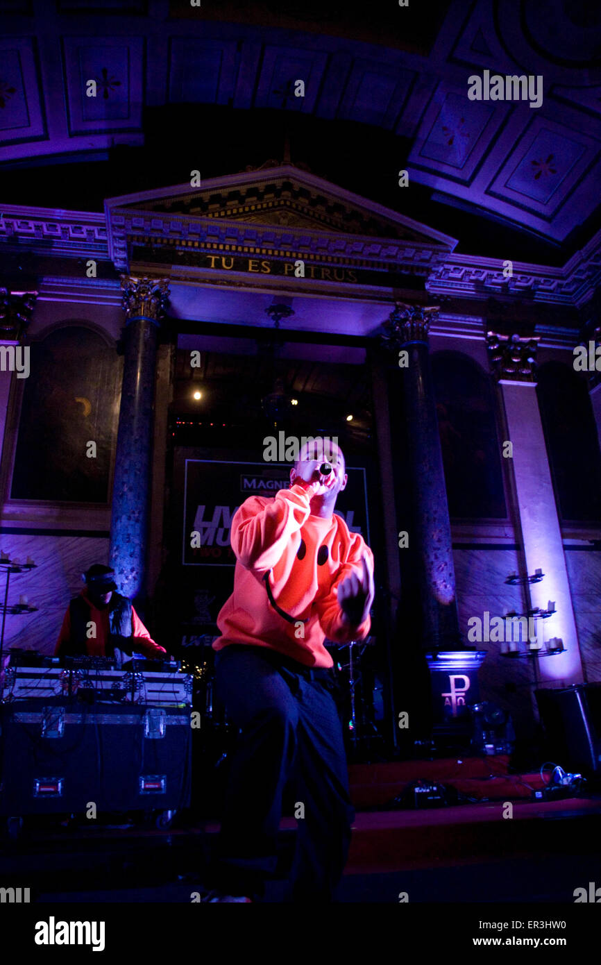 Rapper Young Kof performing at Alma De Cuba for Liverpool Music Week ...