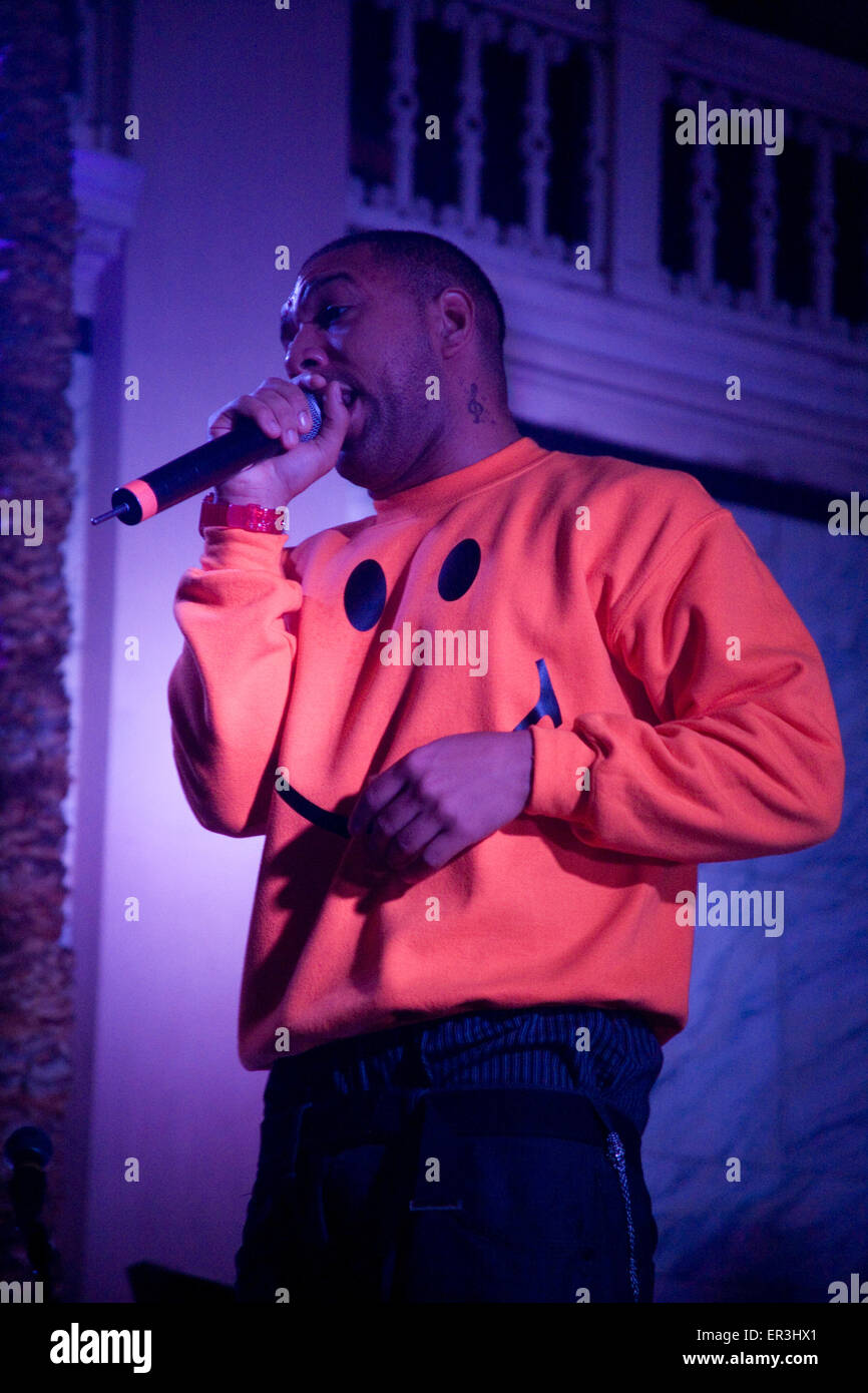 Rapper Young Kof performing at Alma De Cuba for Liverpool Music Week ...