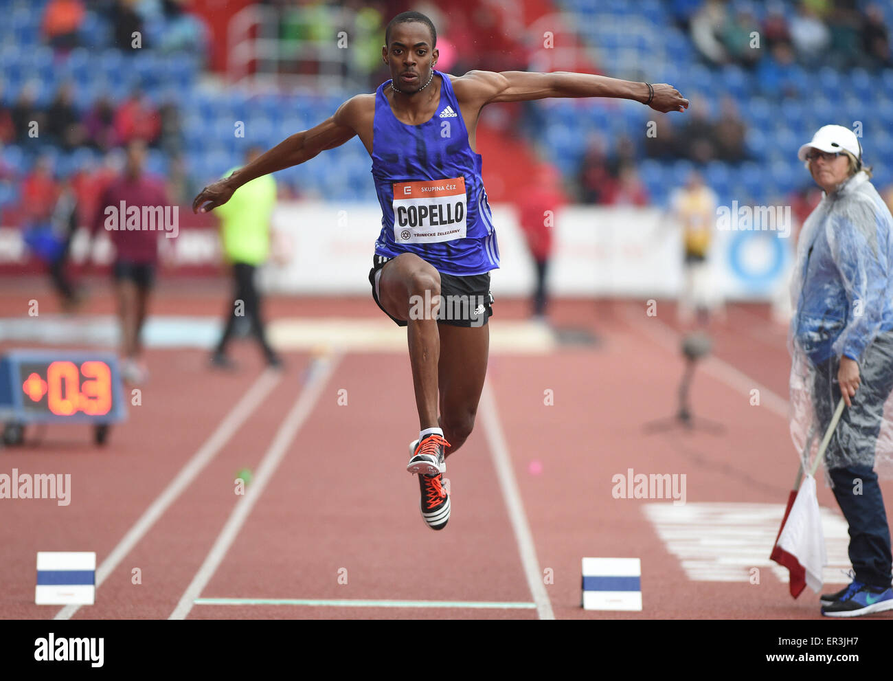 Ostrava, Czech Republic. 26th May, 2015. Alexis Copello from Cuba ...