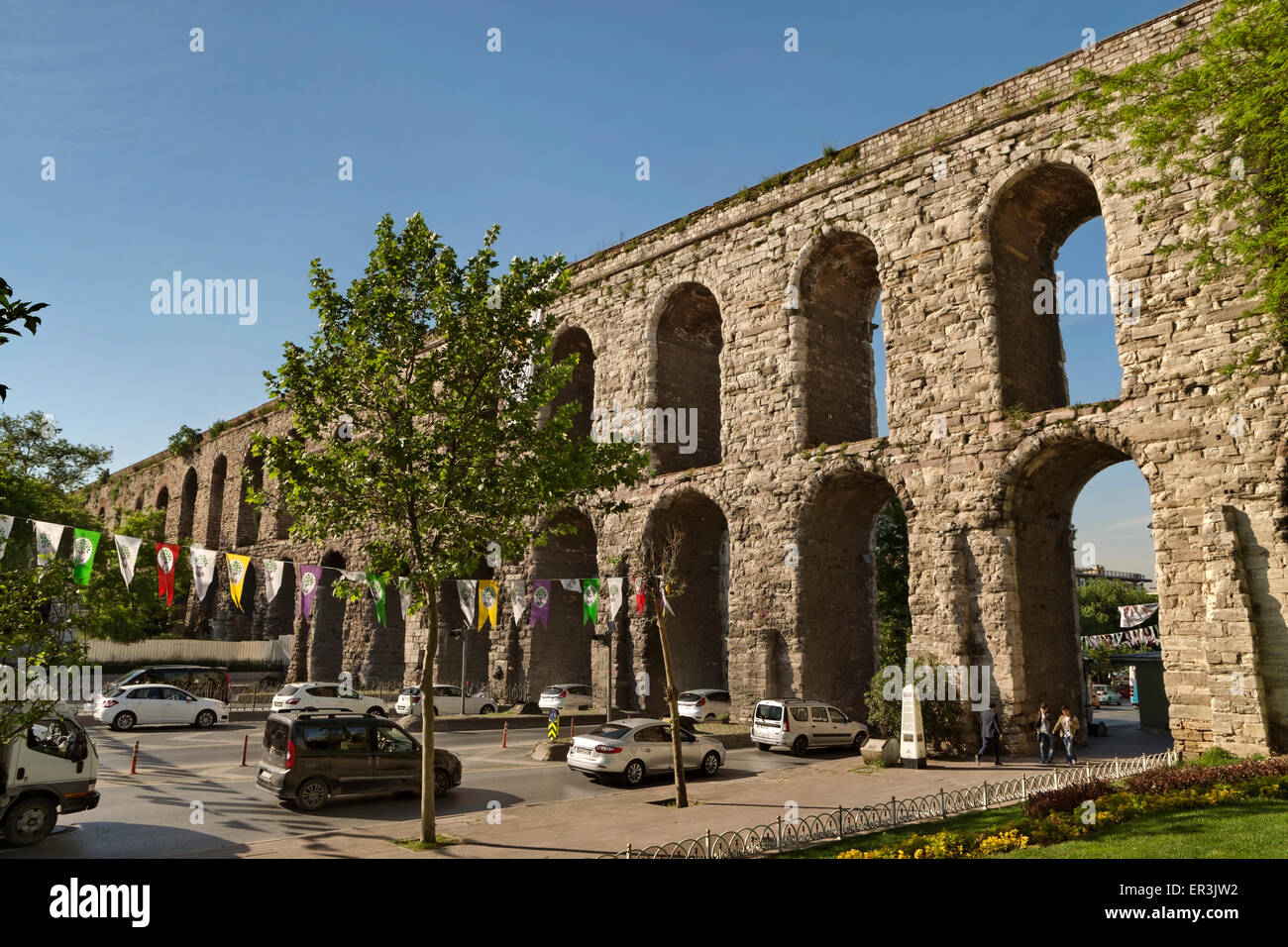 Valens (Bozdogan) Roman Aqueduct at Istanbul, Turkey. 4th Century AD ...