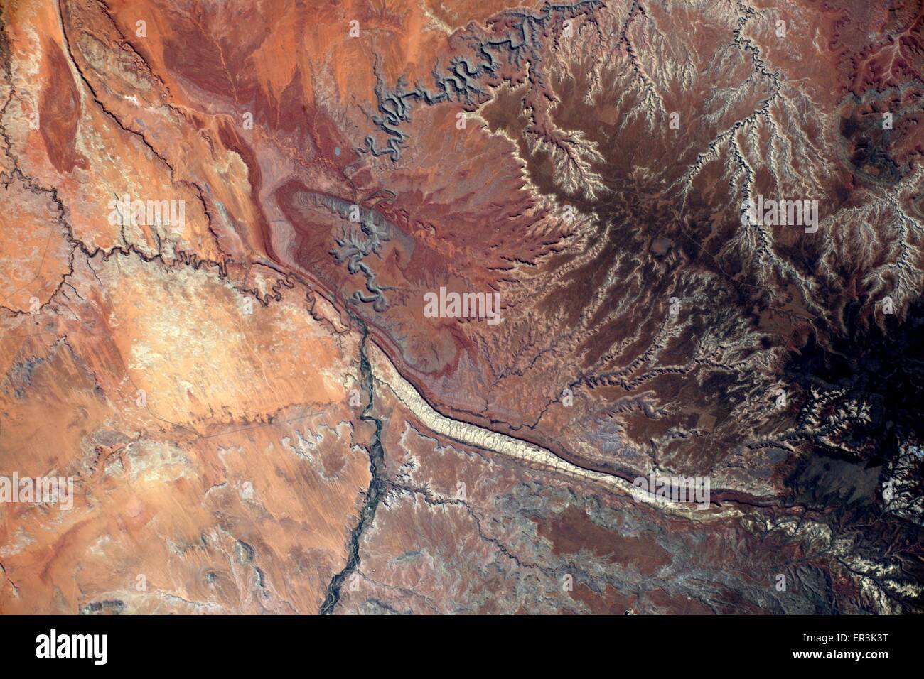 View from the International Space Station of patterns caused by the ...