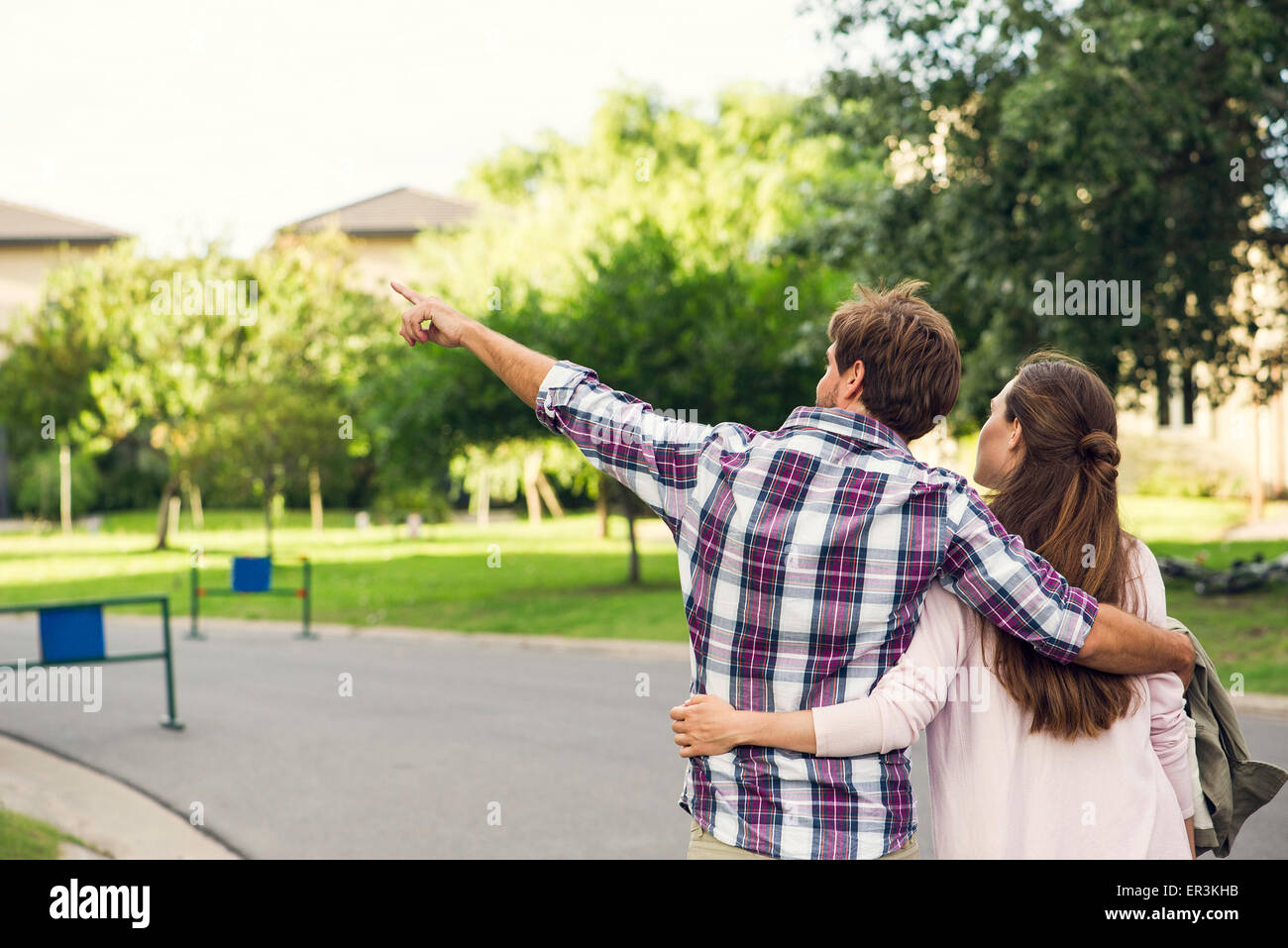 Couple enjoying walk together Stock Photo - Alamy
