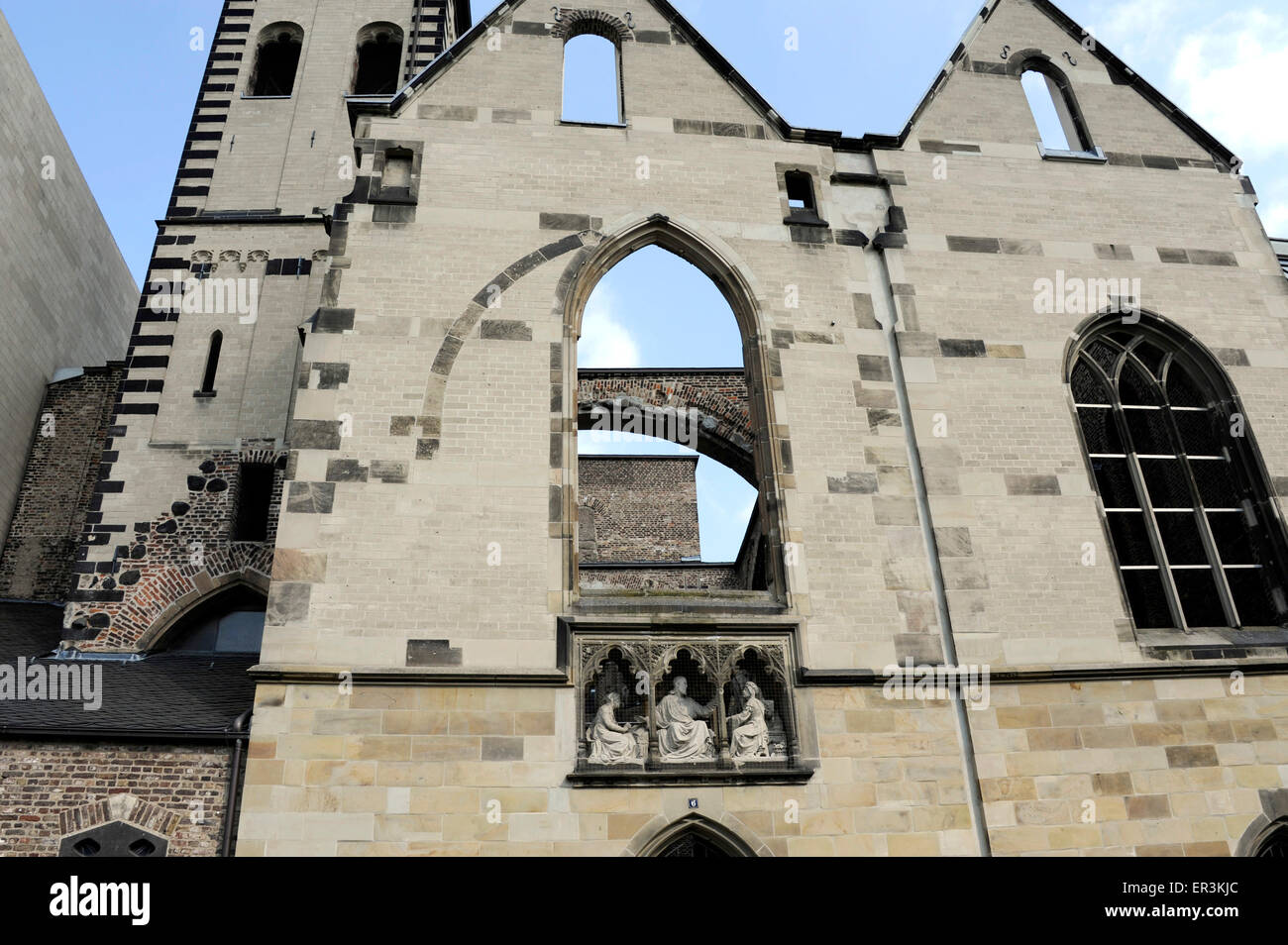 Cologne,Koln,ruins of Saint-Alban church,North Rhine-Westphalia,Germany ...