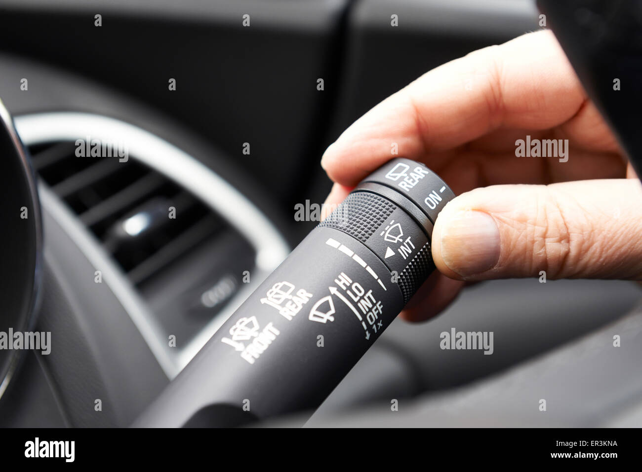 Wiper button hi-res stock photography and images - Alamy