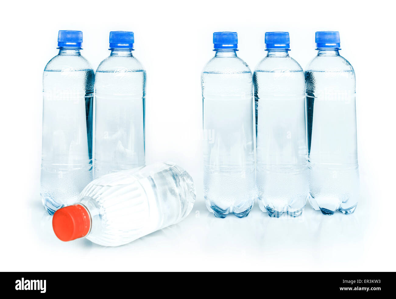 plastic bottles of potable water Stock Photo - Alamy