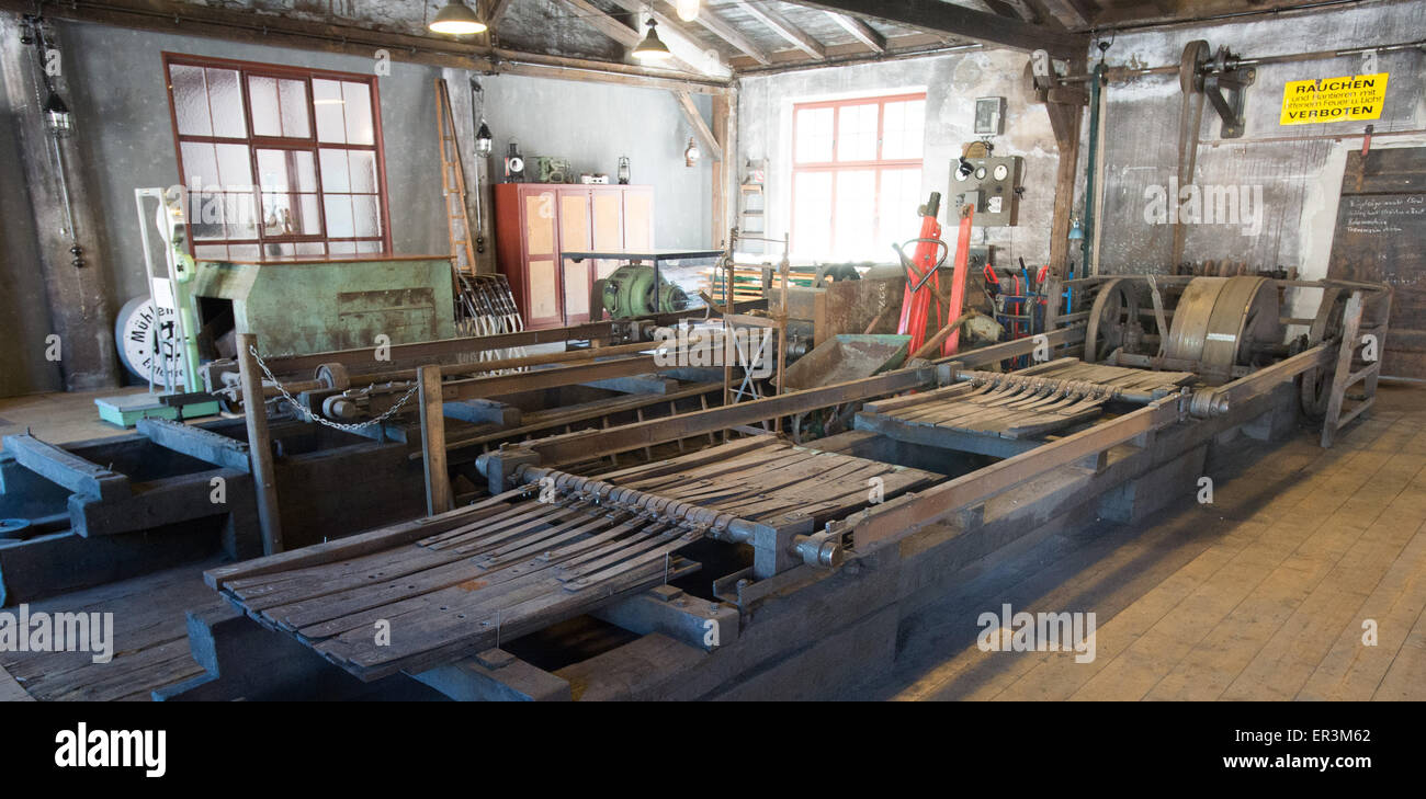 Germany's only preserved iron mill in Elstertrebnitz (Saxony), Germany ...