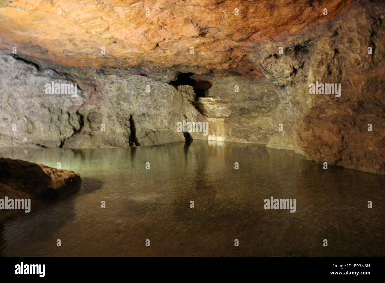 Clearwell Caves, Iron Mining Museum and Ancient Caverns Stock Photo - Alamy