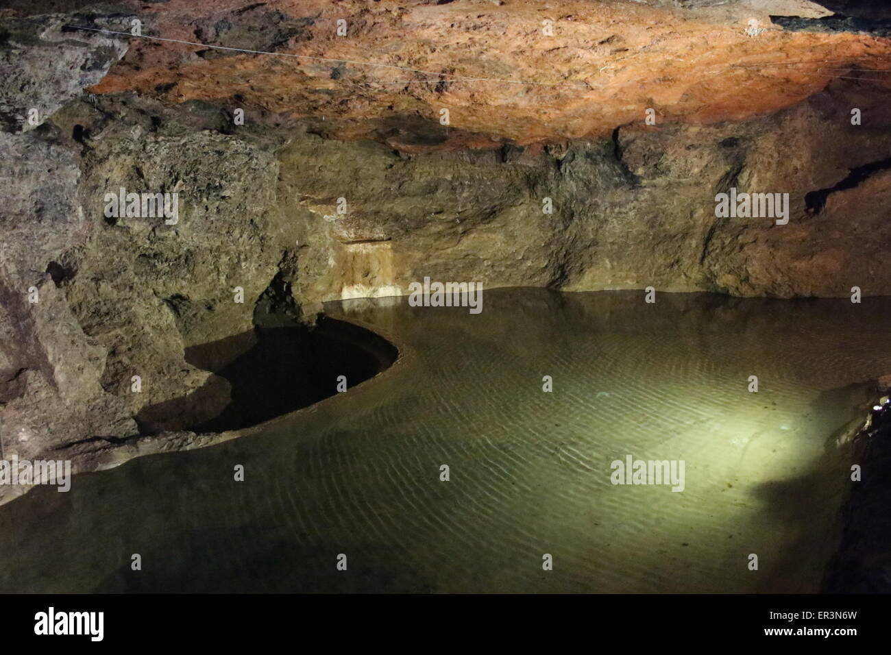 Clearwell Caves, Iron Mining Museum and Ancient Caverns Stock Photo - Alamy
