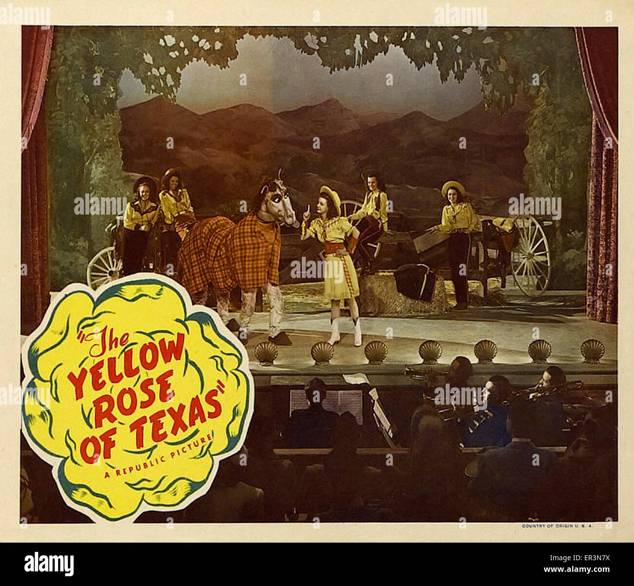 The yellow rose of texas movie poster hi-res stock photography and ...