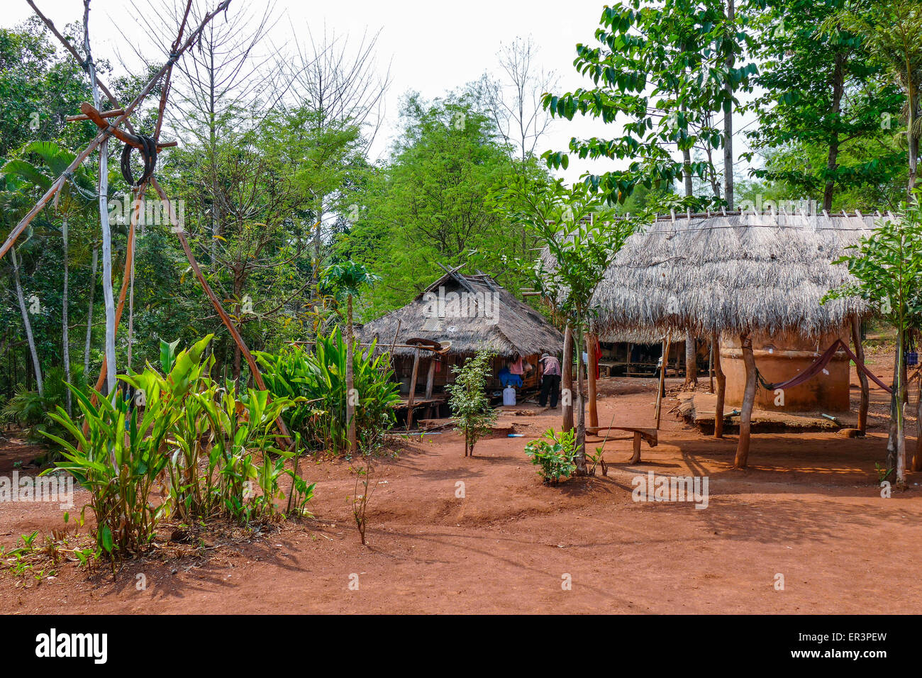 Hill Tribes, Village in Chiang Rai, Northern Thailand, Thailand, Asia ...