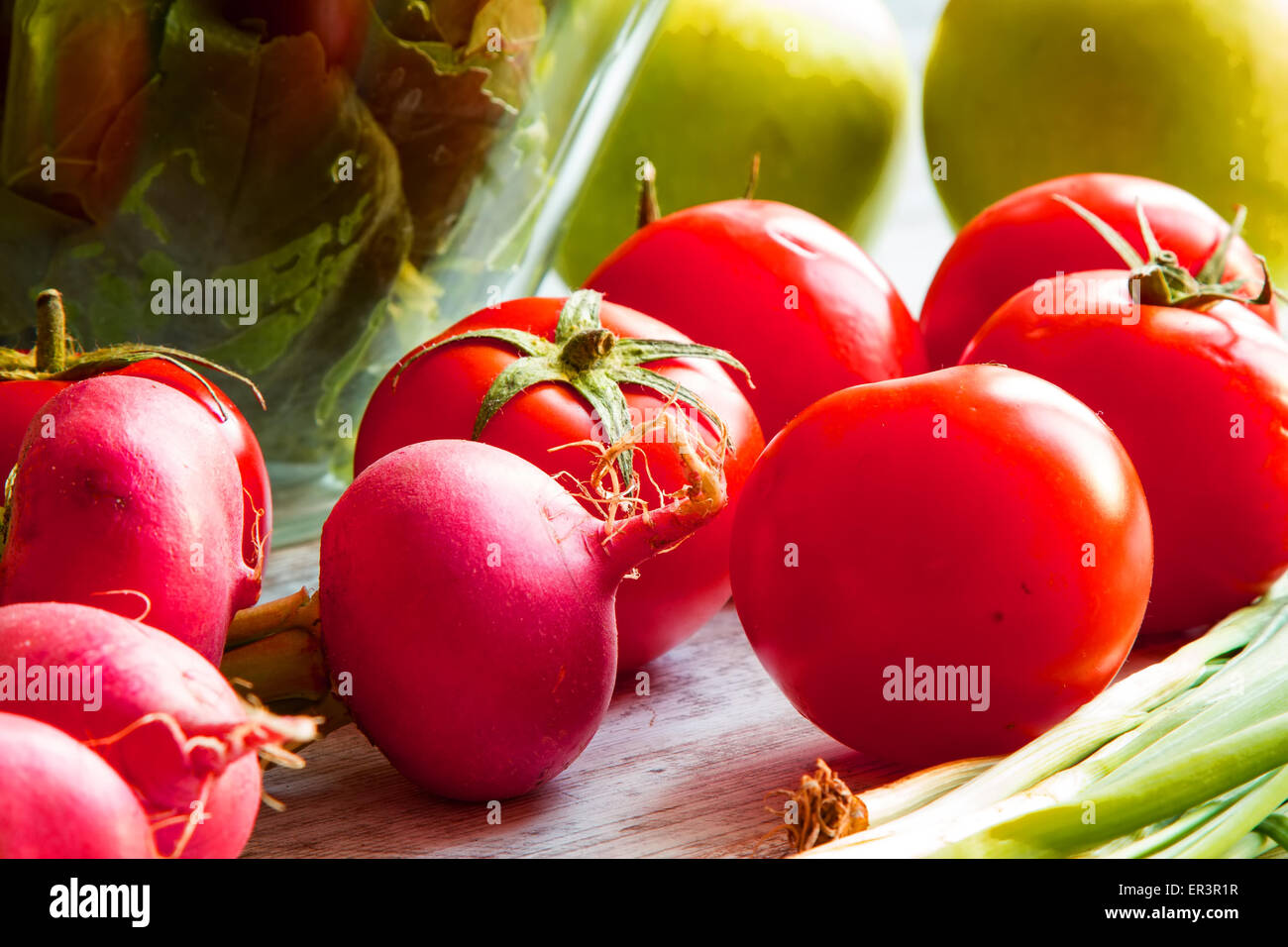 Preparing some vegetables before cooking Stock Photo - Alamy