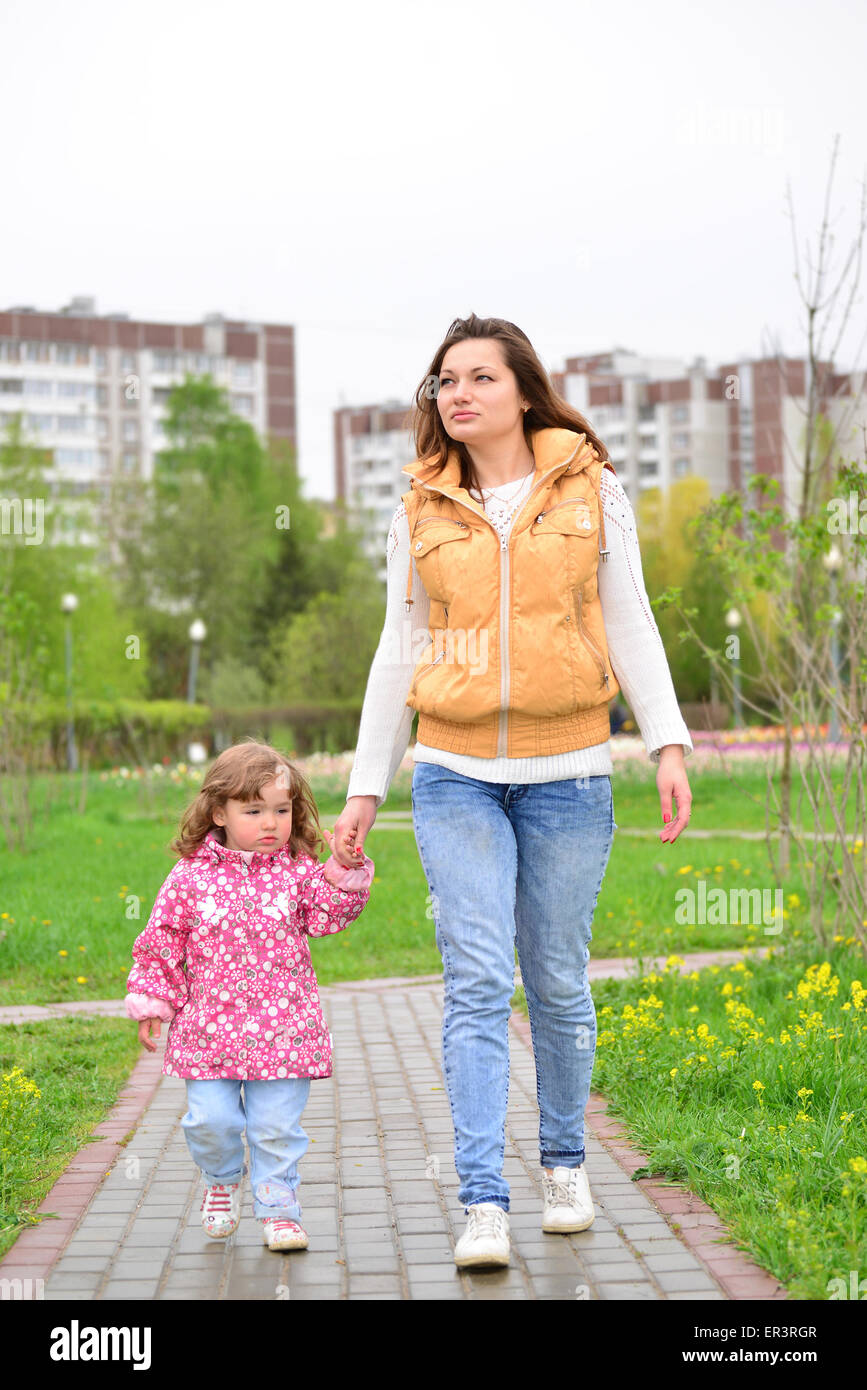 Child walking with parent path hi-res stock photography and images - Alamy