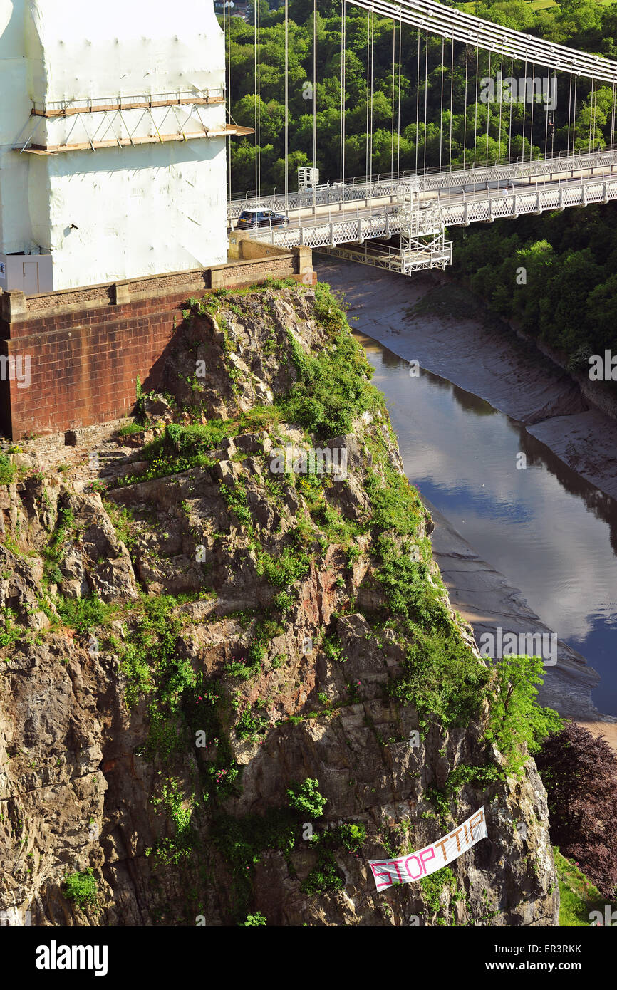 Clifton suspension bridge banner hi-res stock photography and images ...