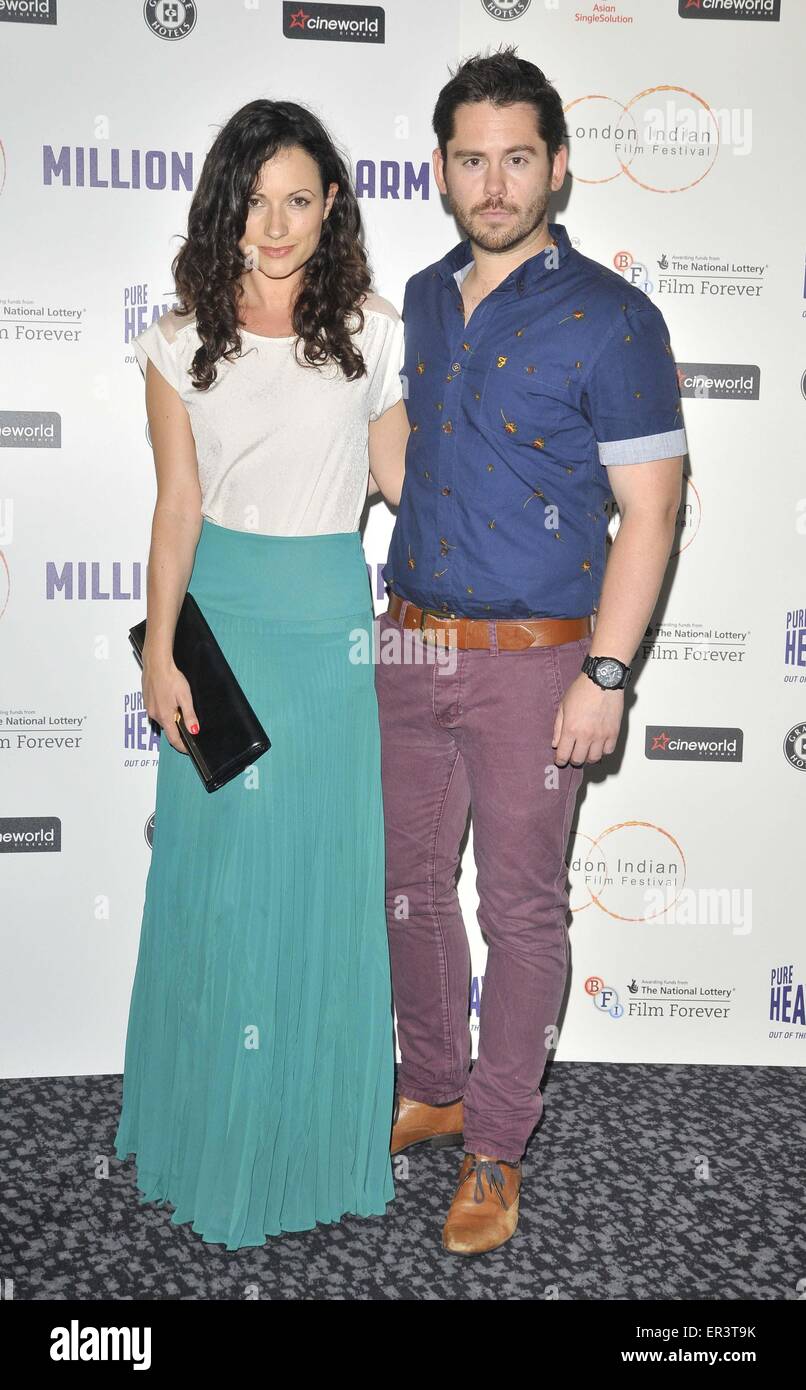 London, UK. Guest & Martin Delaney at the London Indian Film Festival ...