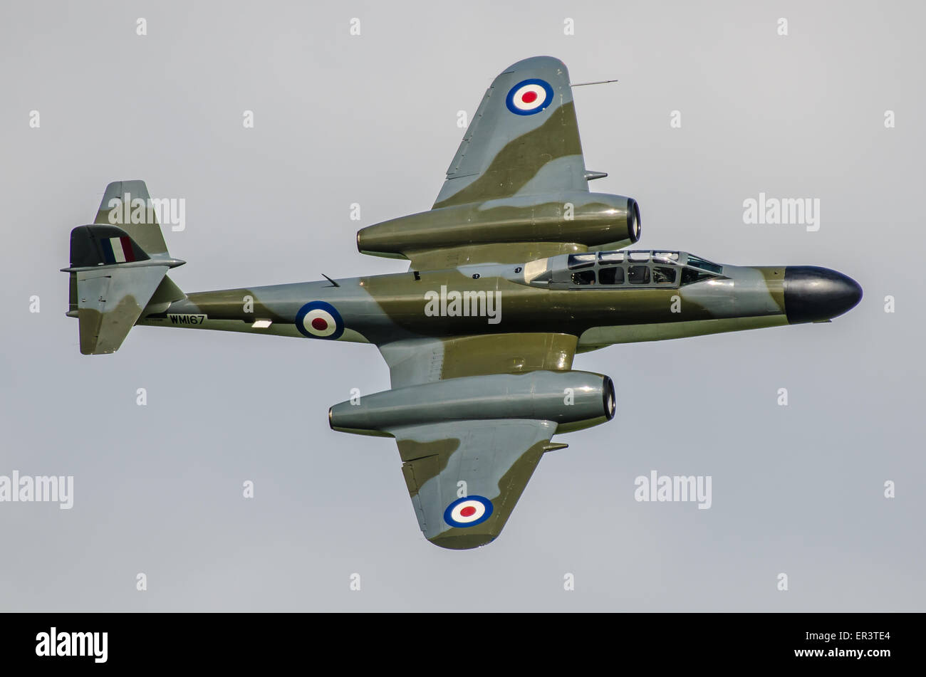 Gloster Meteor NF11 night fighter jet as operated by the RAF in the ...