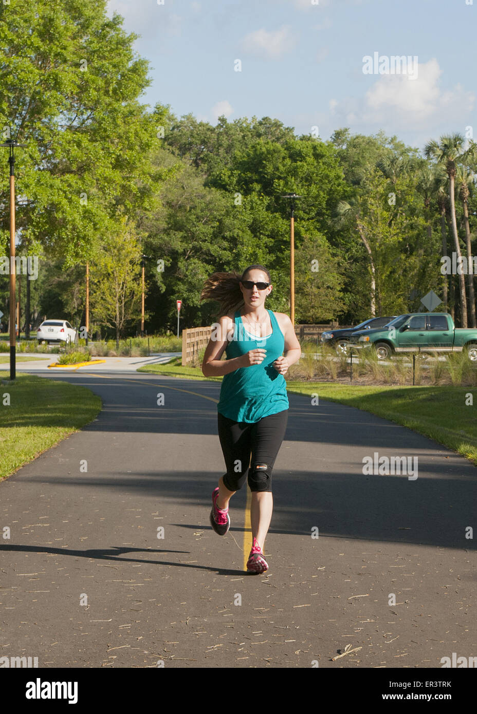 Woman jogging/running for exercise Stock Photo - Alamy