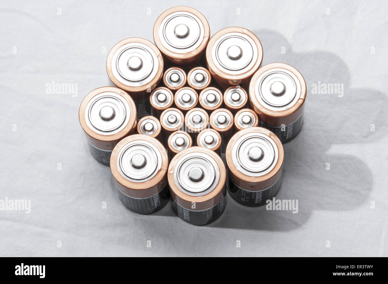still life image of batteries Stock Photo - Alamy