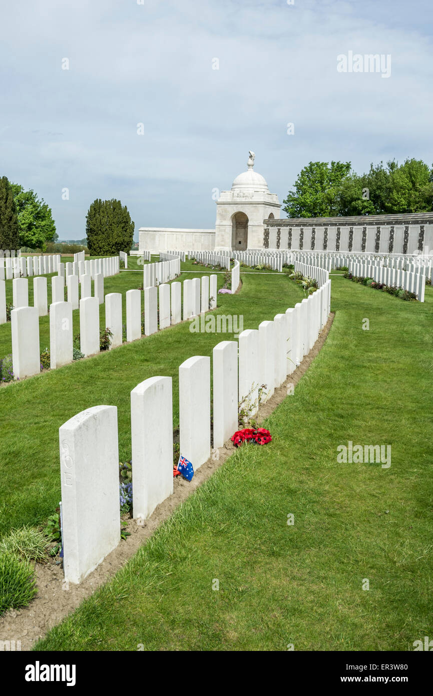 Tyne Cot Military Cemetery Stock Photo - Alamy