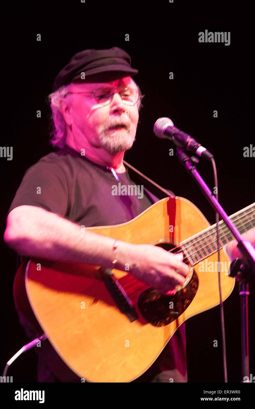 Guildford, UK. 26th May, 2015. Folk singer Tom Paxton performing at G ...