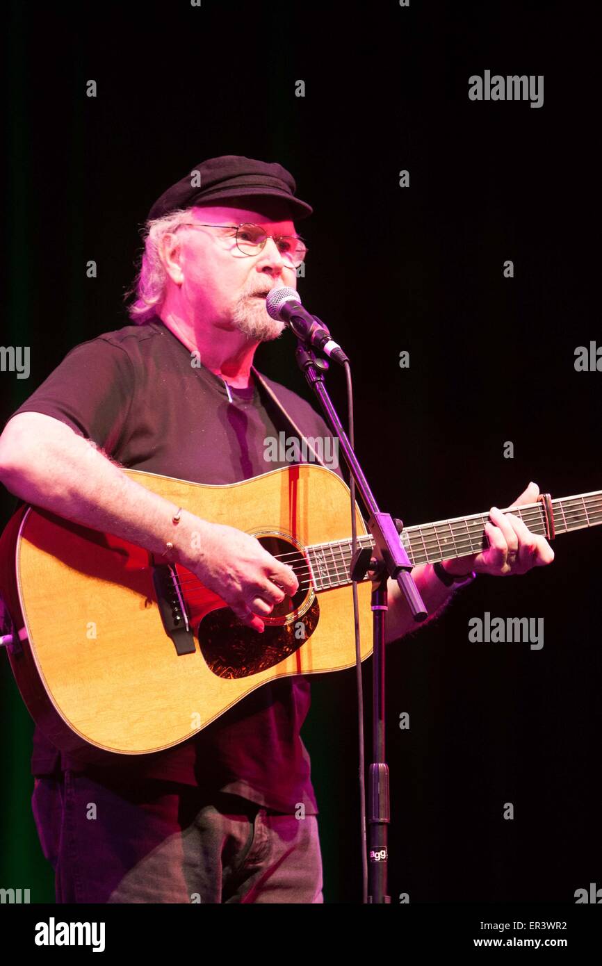 Guildford, UK. 26th May, 2015. Folk singer Tom Paxton performing at G ...