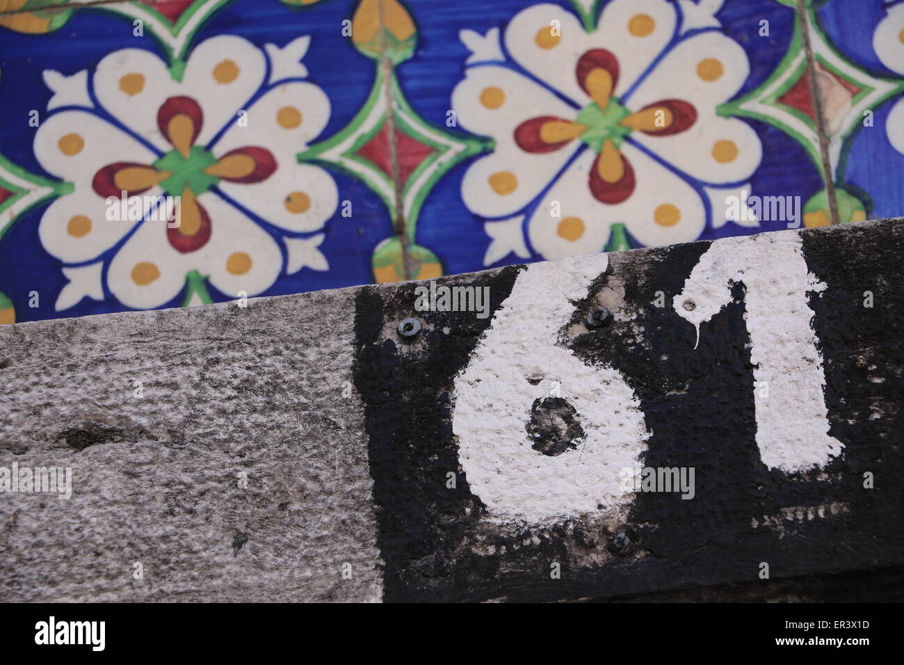 House number 61 sign hi-res stock photography and images - Alamy