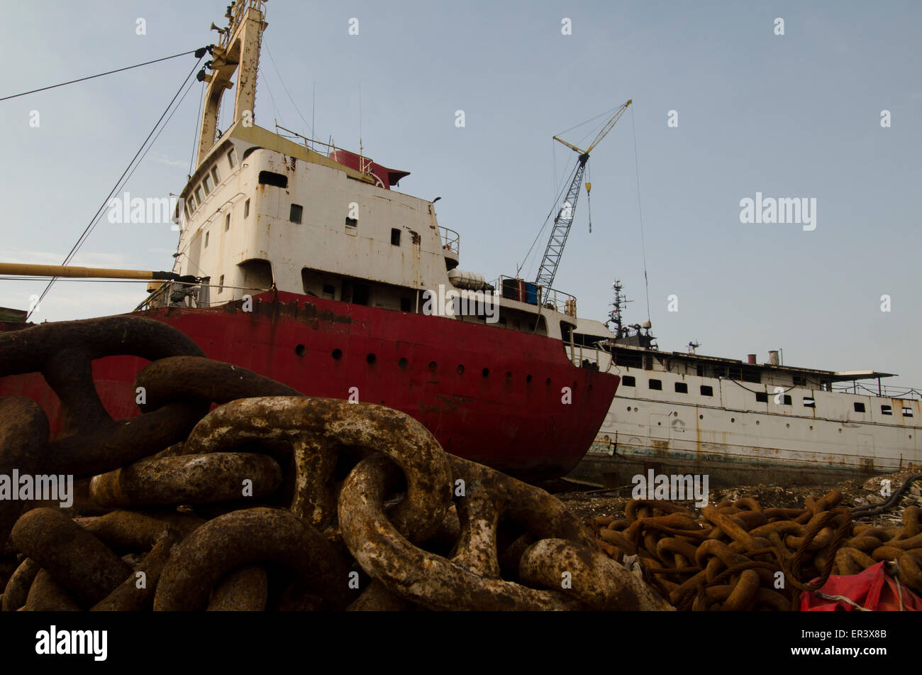 Turkish Ship Breaking Yards at Aliaga near Izmir Turkey Stock Photo - Alamy