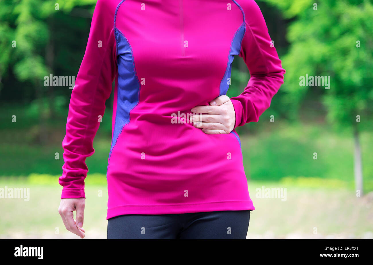 Side stitch hi-res stock photography and images - Alamy