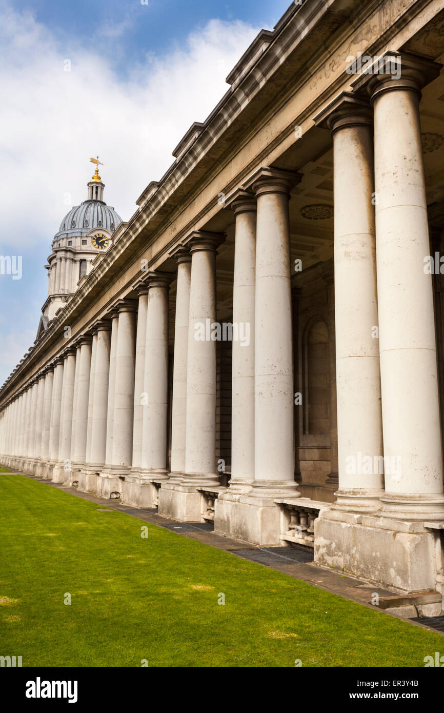 The Colonnade at the Old Royal Naval College in Maritime Greenwich ...