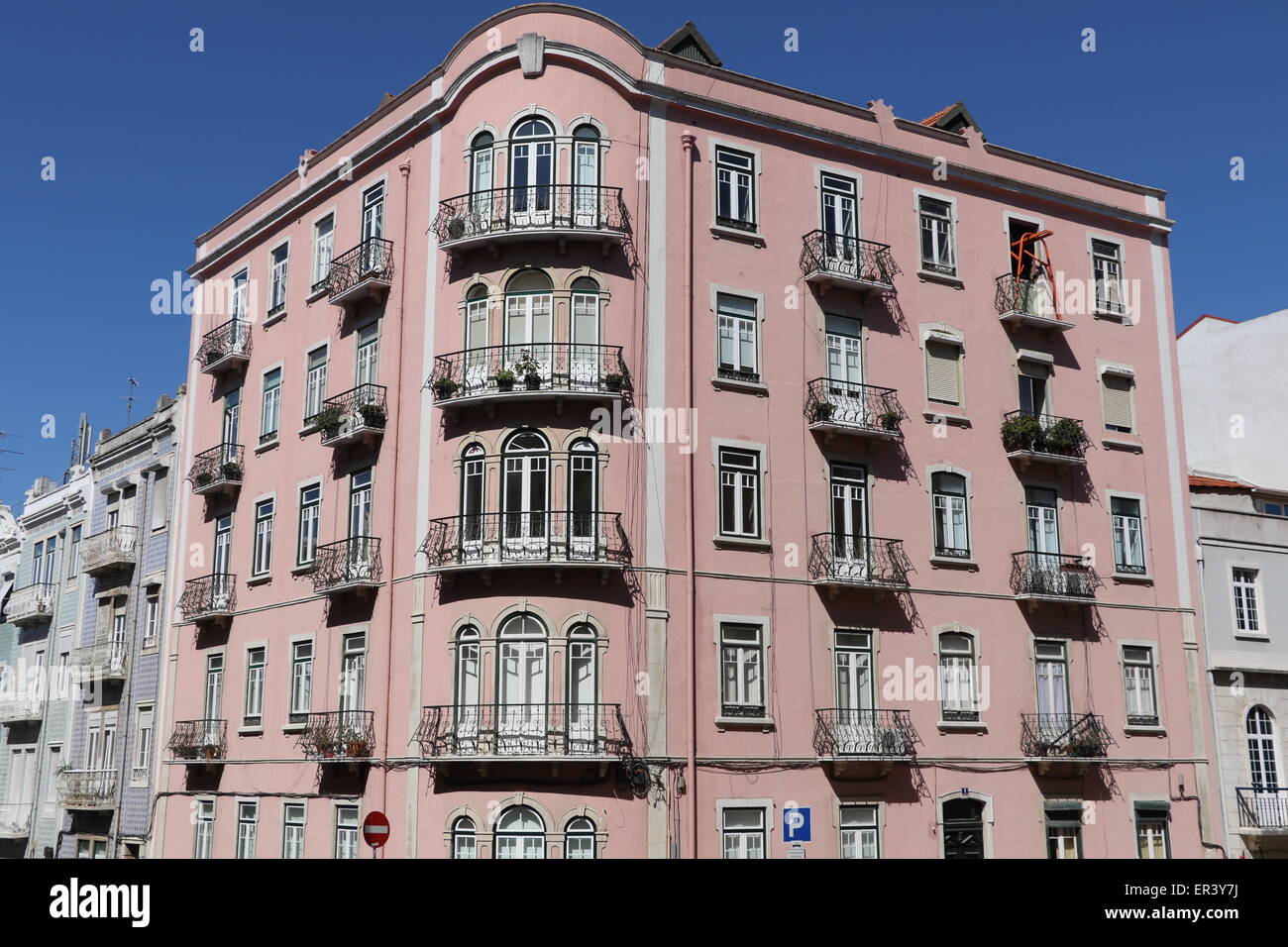 Building in Lisbon Stock Photo - Alamy