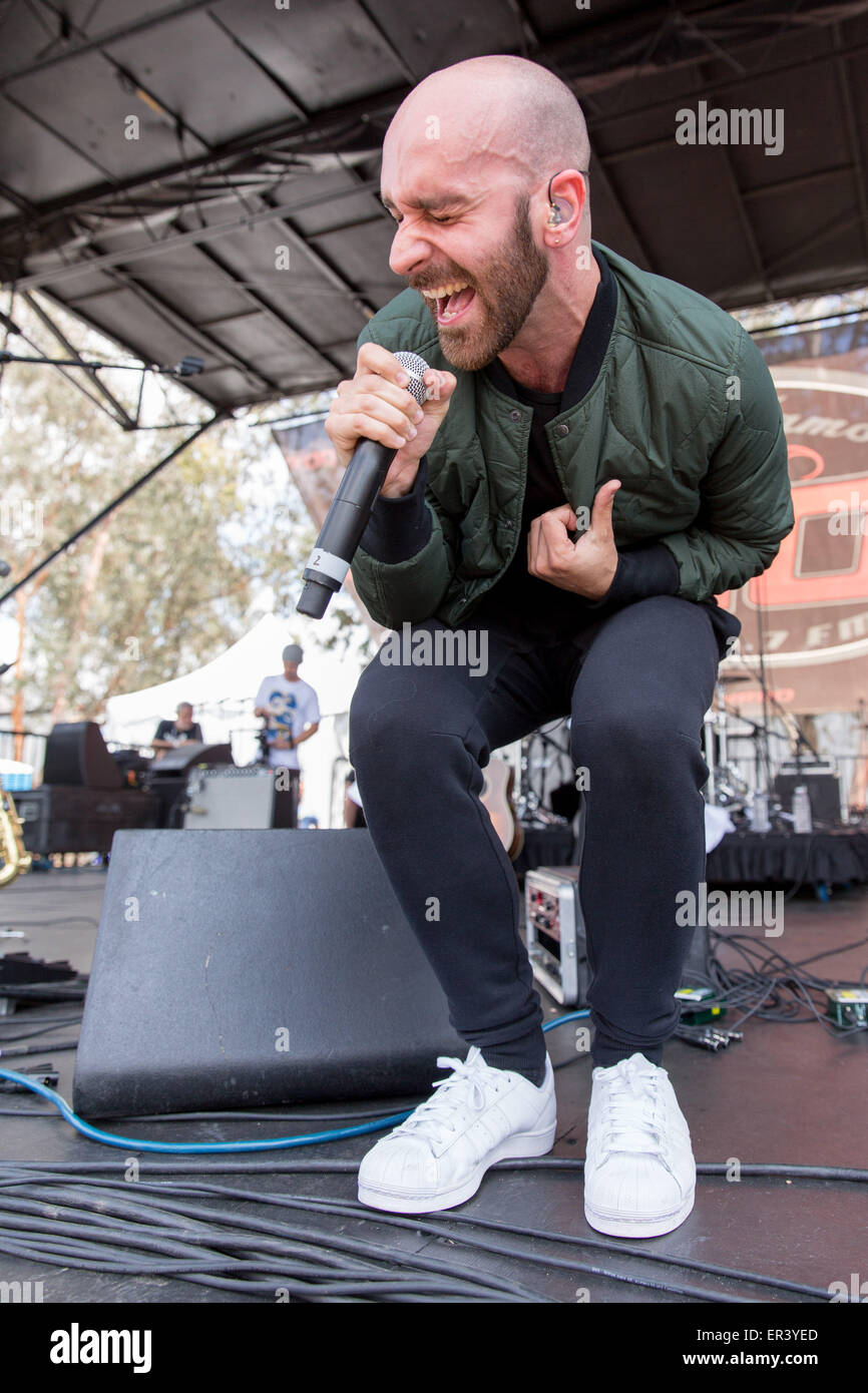 Irvine, California, USA. 16th May, 2015. Musician SAM HARRIS of X ...