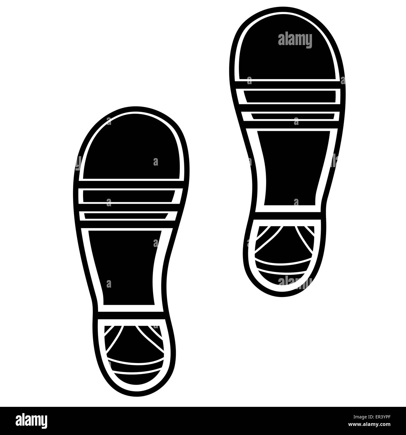 Clean Shoe Imprints Stock Vector Image & Art - Alamy