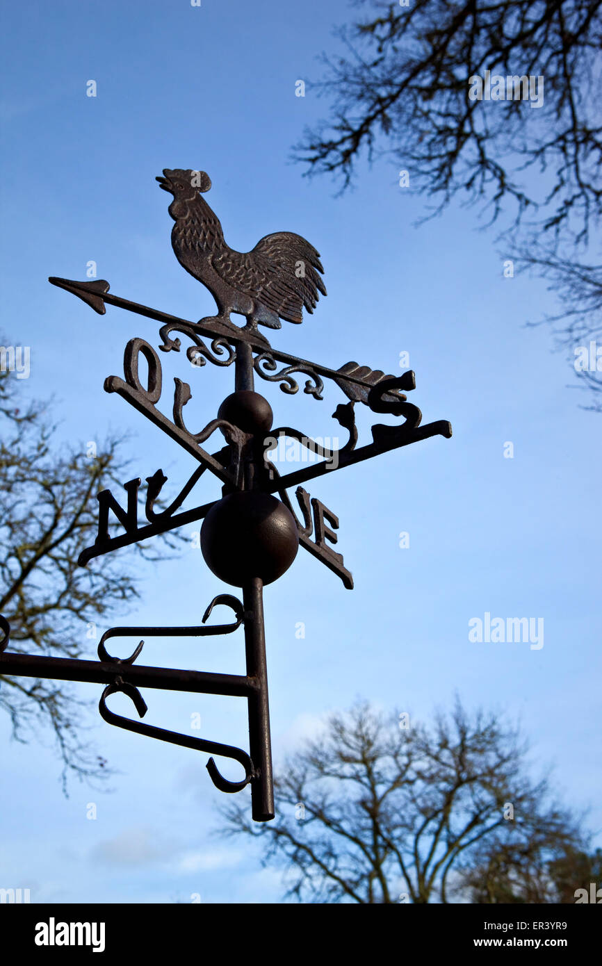 Old metal weathervane in a country park Stock Photo - Alamy