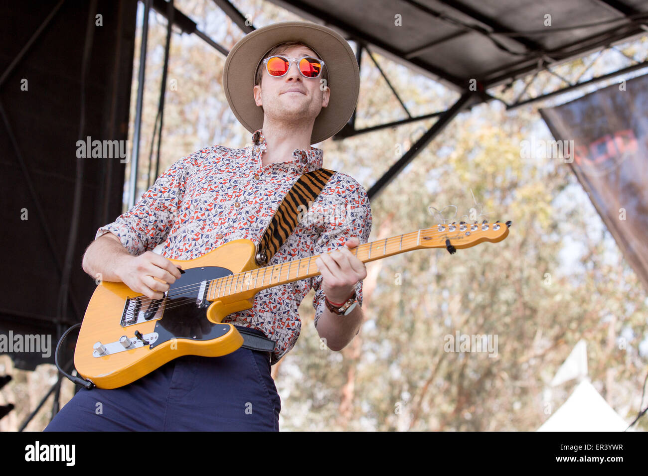 Irvine, California, USA. 16th May, 2015. Musician A/J JACKSON of Saint ...