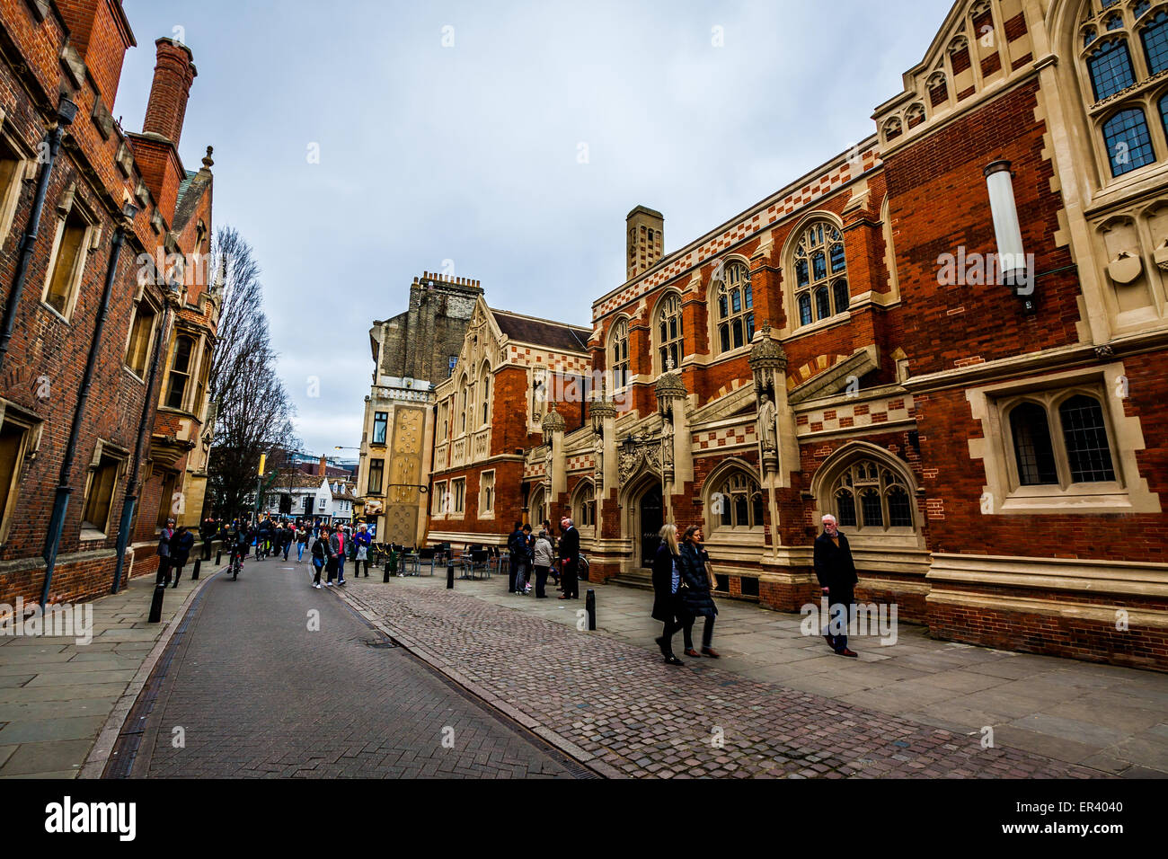 Old Divinity School at St. John's street, Cambridge Stock Photo - Alamy
