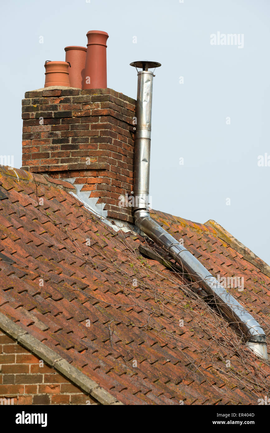 Stainless steel chimney hi-res stock photography and images - Alamy
