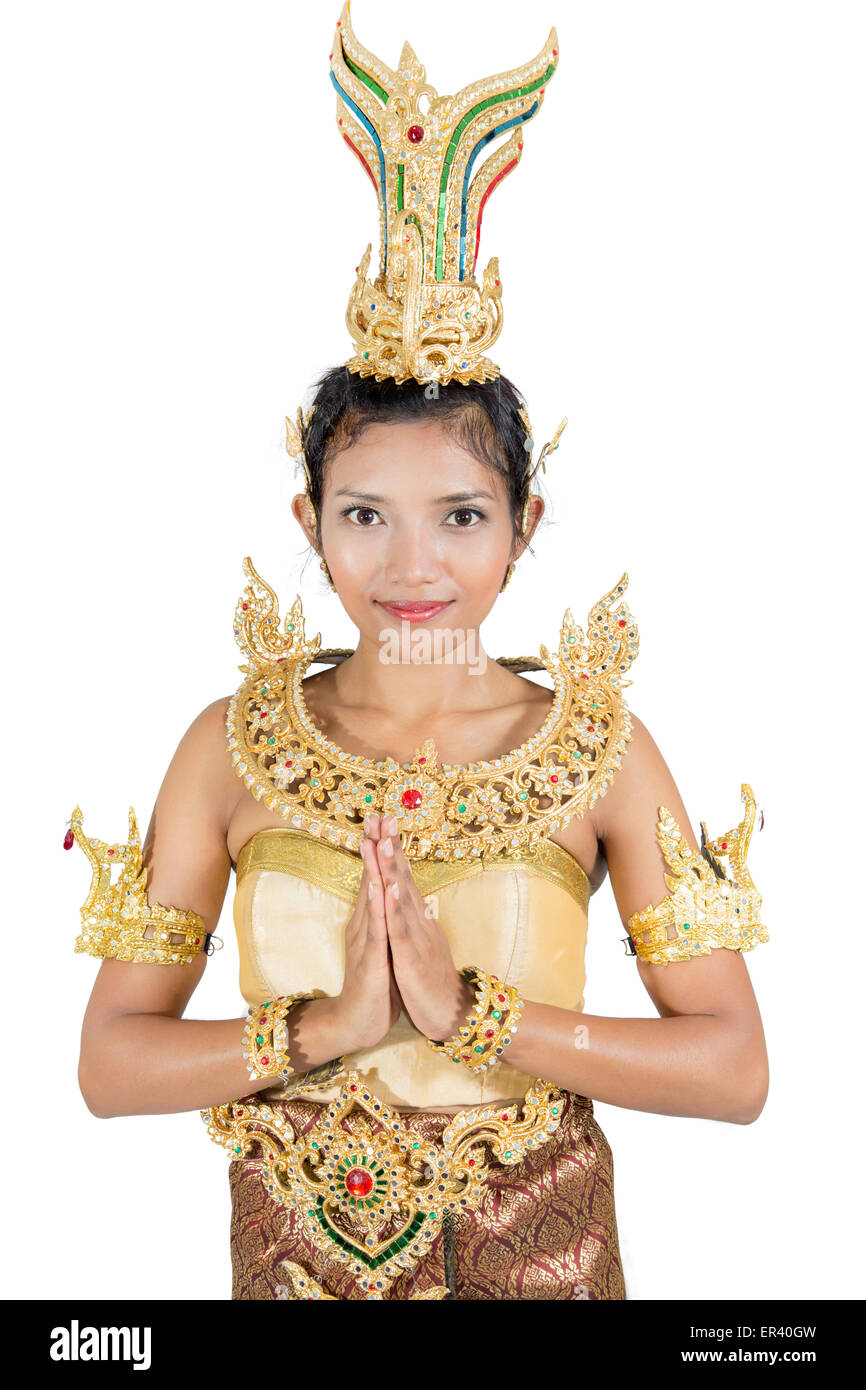 Lady traditional thai dress hi-res stock photography and images - Alamy
