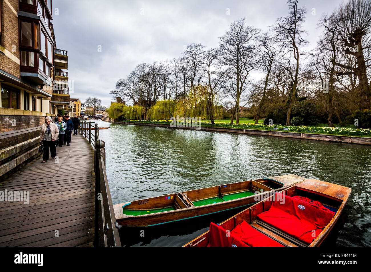 Cam river in Cambridge Stock Photo - Alamy