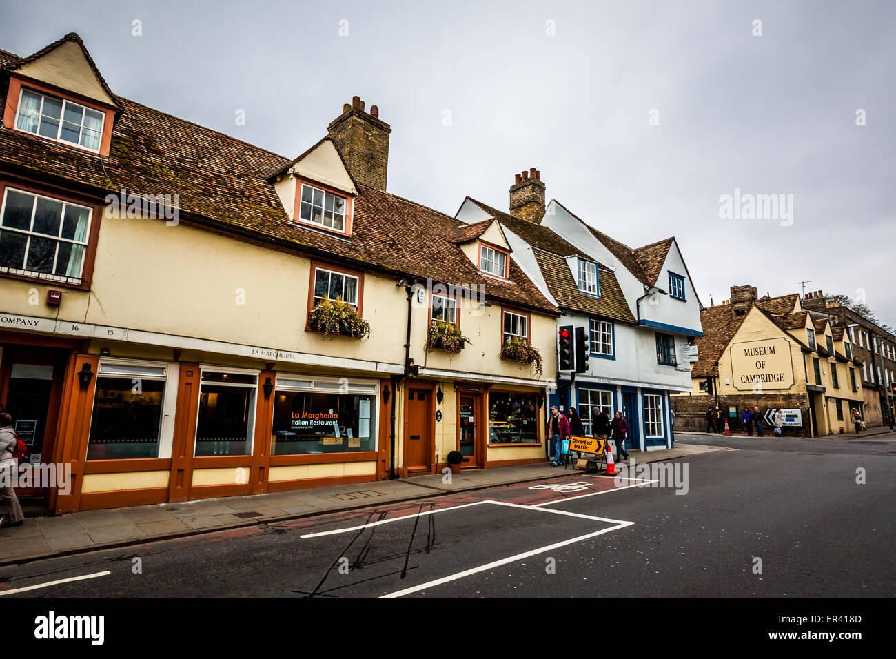 Magdalene Street at Cambridge Stock Photo - Alamy