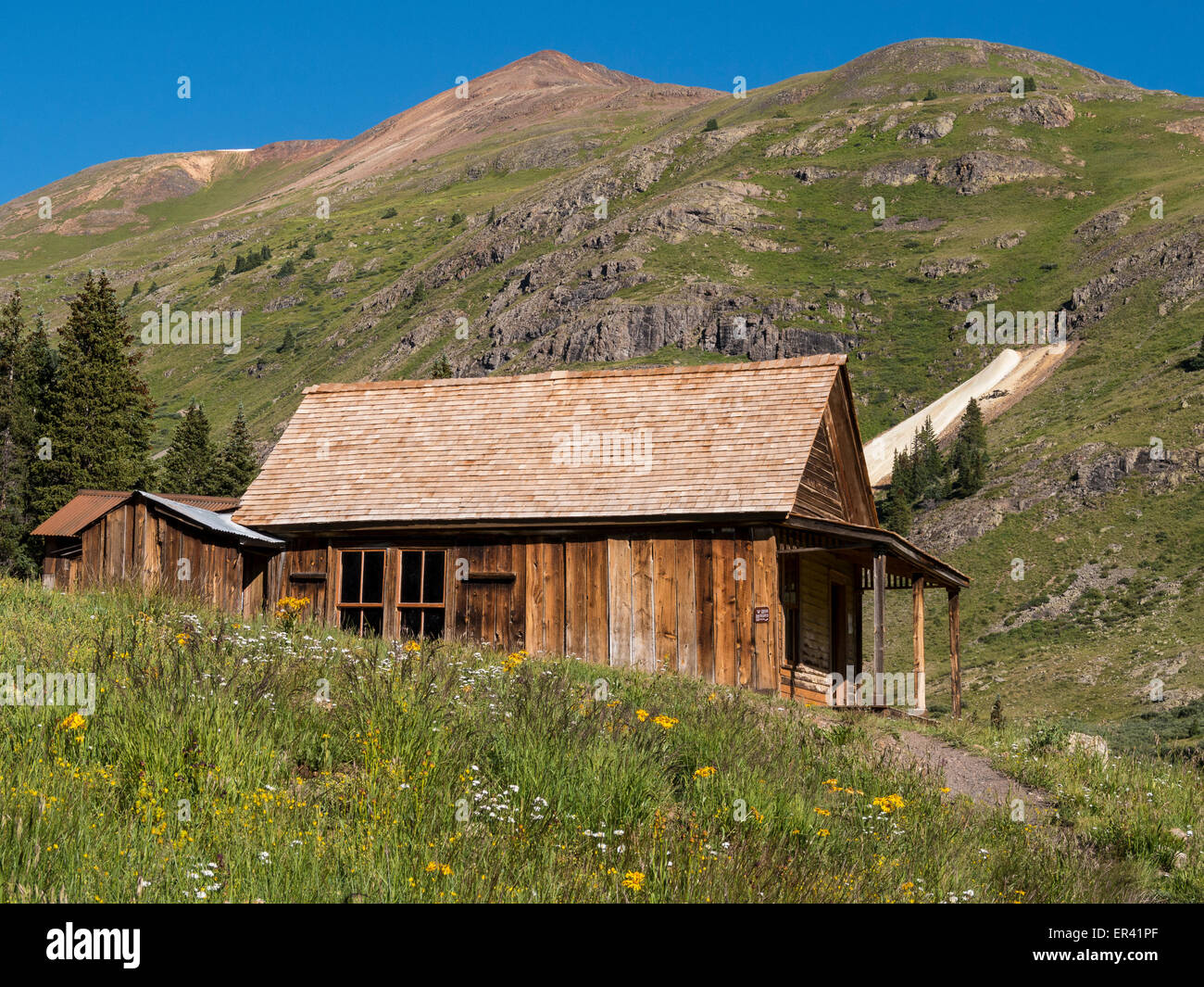 Old House, Animas Forks, Alpine Loop, Colorado Stock Photo - Alamy