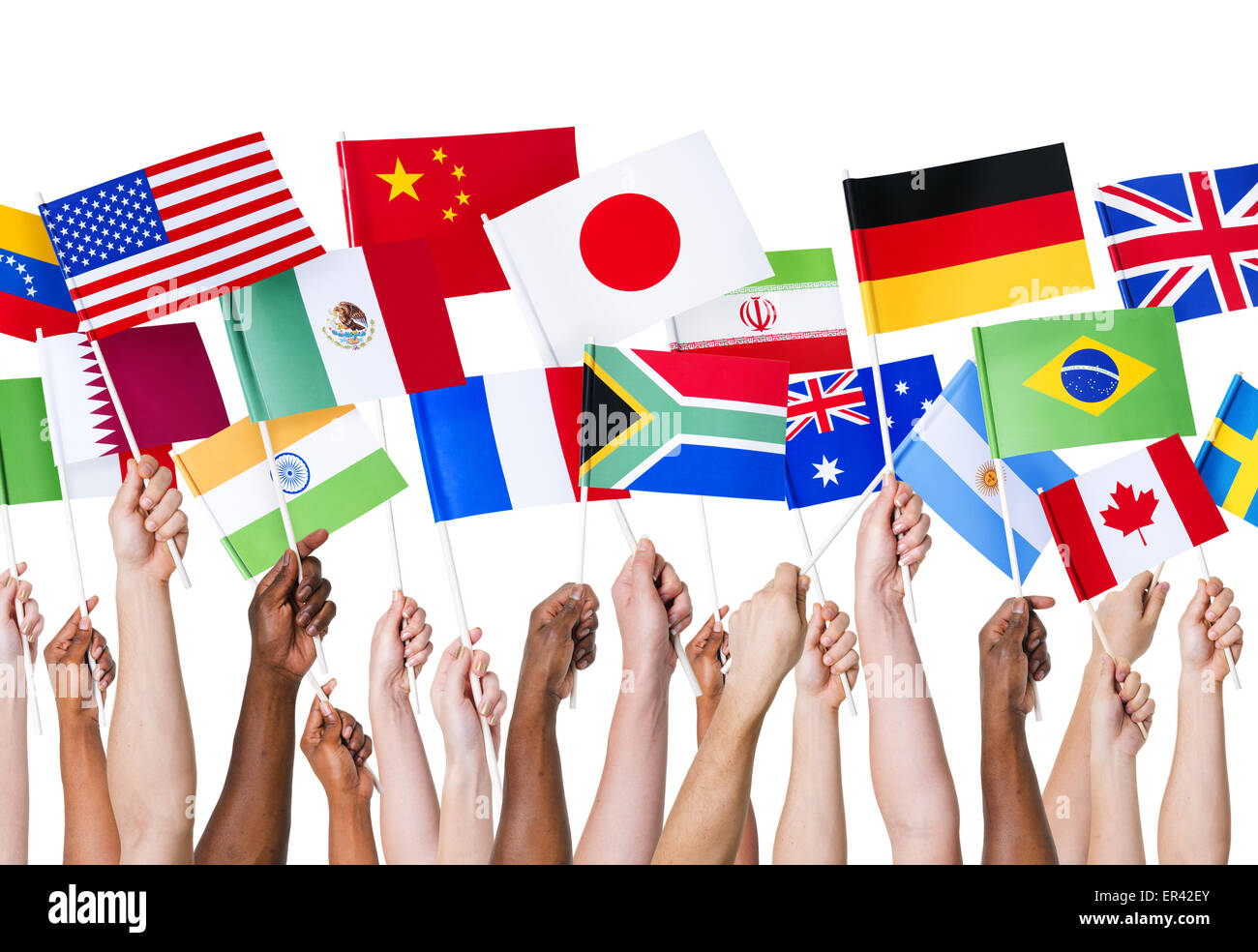 Multicultural flags hi-res stock photography and images - Alamy